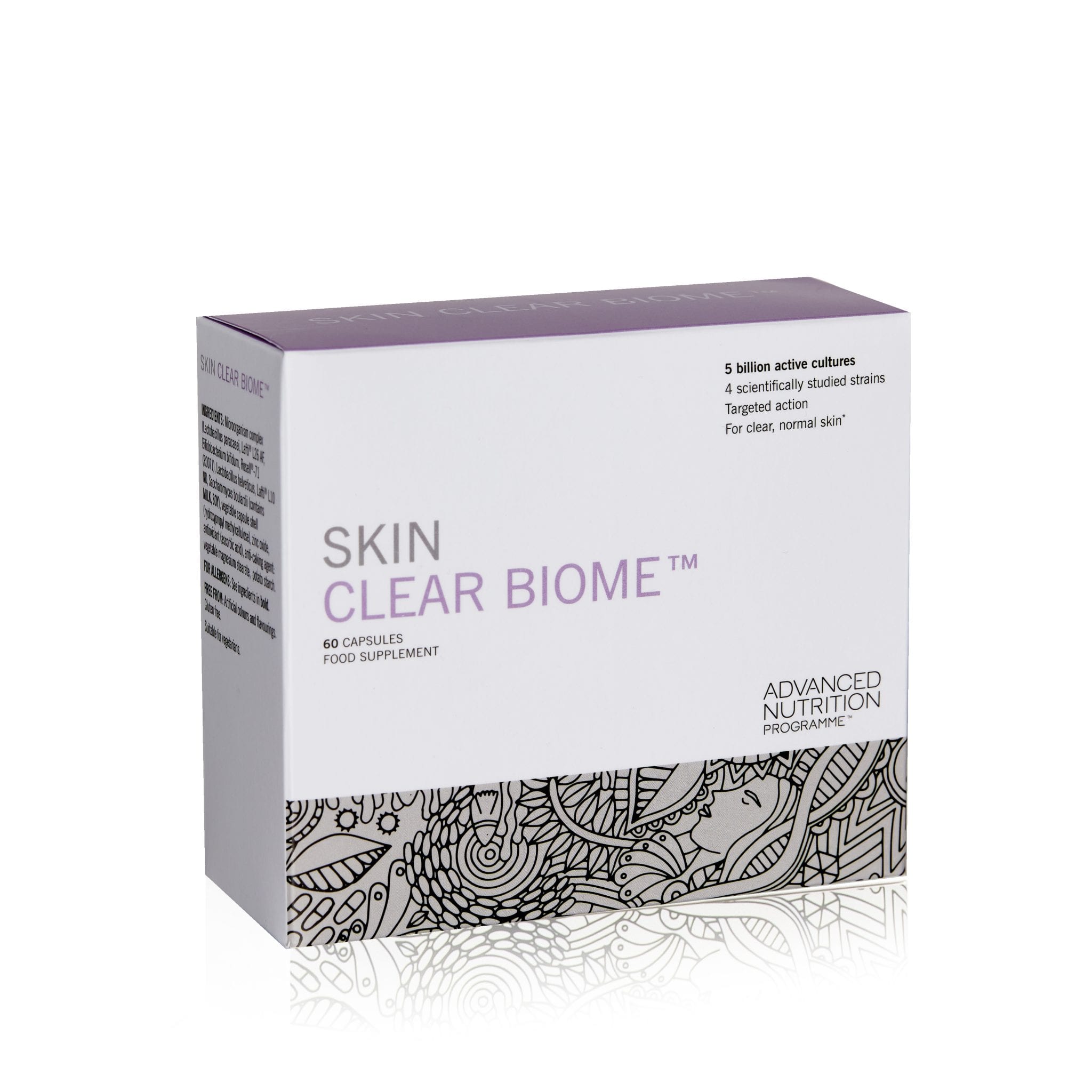 Advanced Nutrition Programme Skin Clear Biome (60 Capsules) - The Skin ...